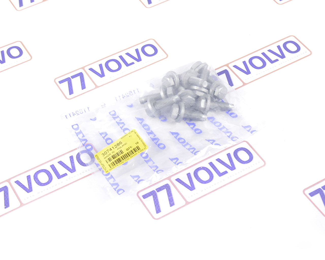 30741286 Болт M8X30 VOLVO купить в Москве | Каталог оригинальных ...