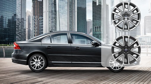 31414018 Диск литой R18 P3 Freja 8x18" Diamond cut/Dark Grey matt VOLVO ...